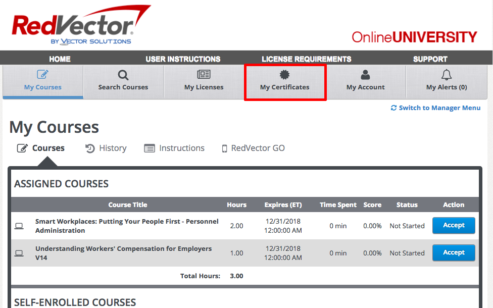 How do I send the PMI my completions to meet my continuing education units?