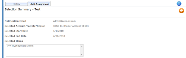 Creating an Assignment