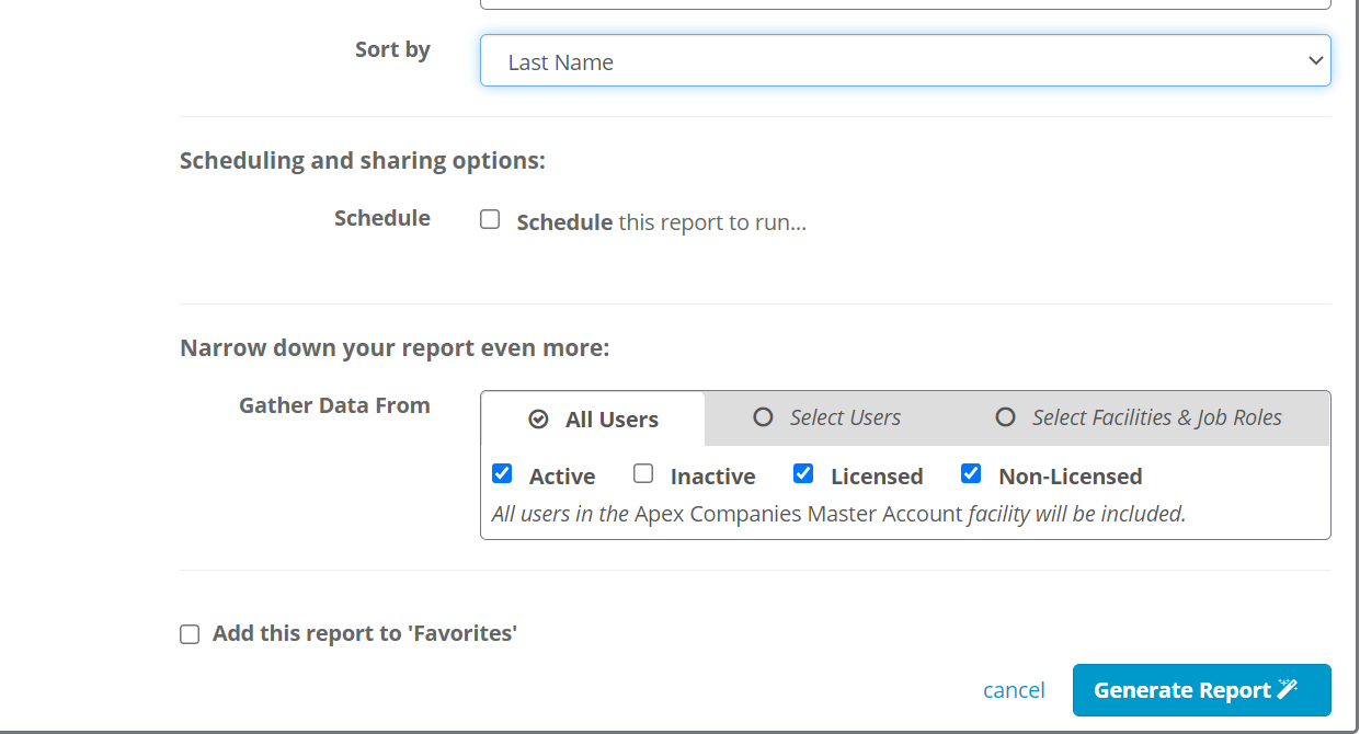 How to Run a Roster Report