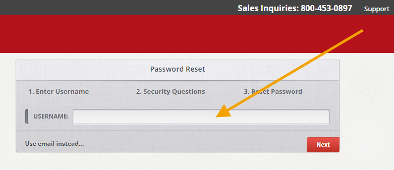 Forgot Username/Password?