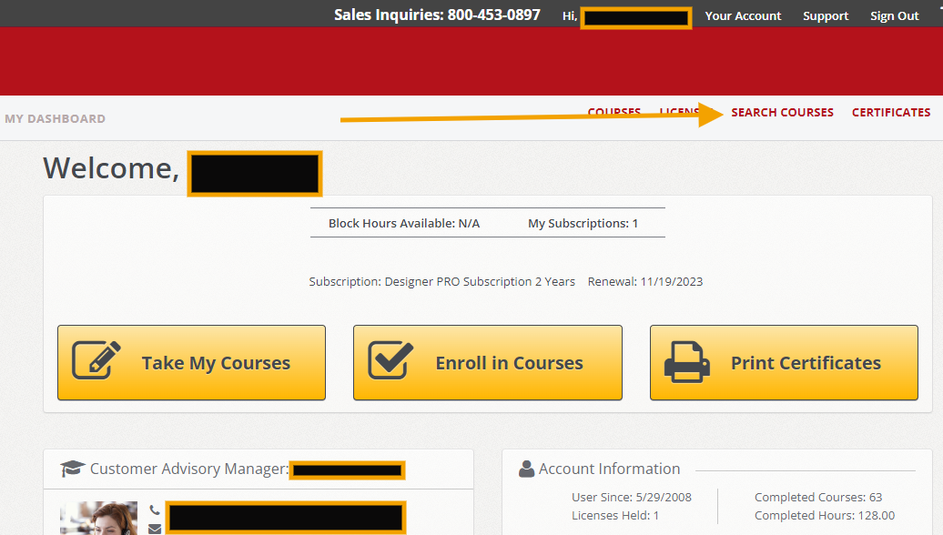 How to Search for Courses